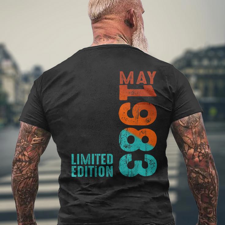 May 1983 Year 1983 Retro 1983 Vintage 1983 Since 1983 Men's Back Print ...