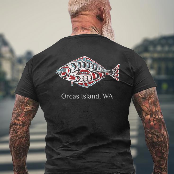 Native American Orcas Island Washington Halibut Northwest Men's Back ...