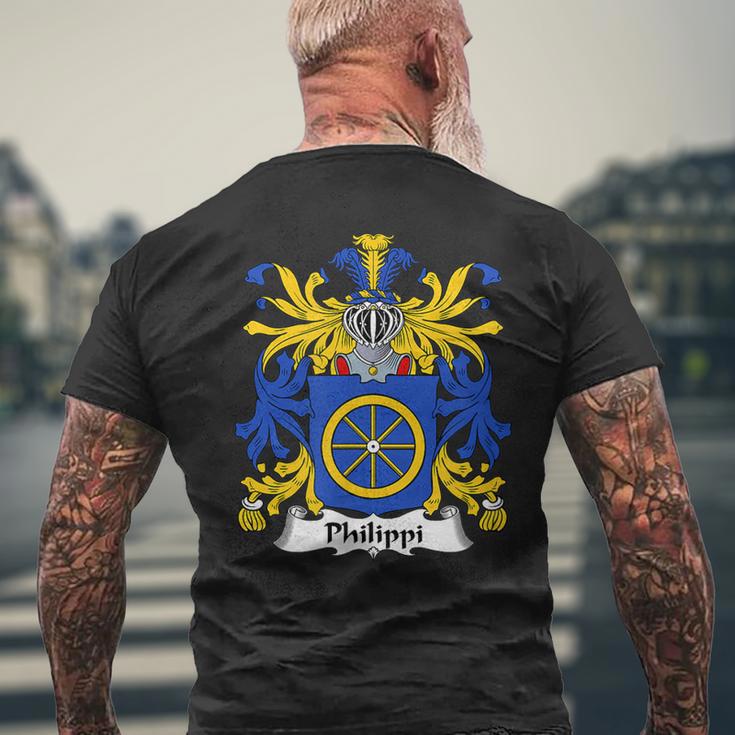 Philippi Coat Of Arms Family Crest Mens Back Print T-shirt - Seseable