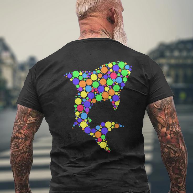Polka Dot Shark International Dot Day Shirt Men's Back Print T-shirt ...