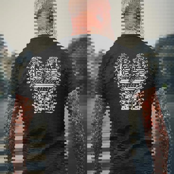 Polynesian Love Men's Back Print T-shirt | Mazezy