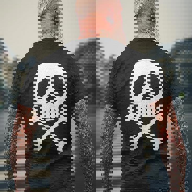 Punk Rock Skull And Bones - 1980S Punk Rock Misfit Men's Back Print T ...