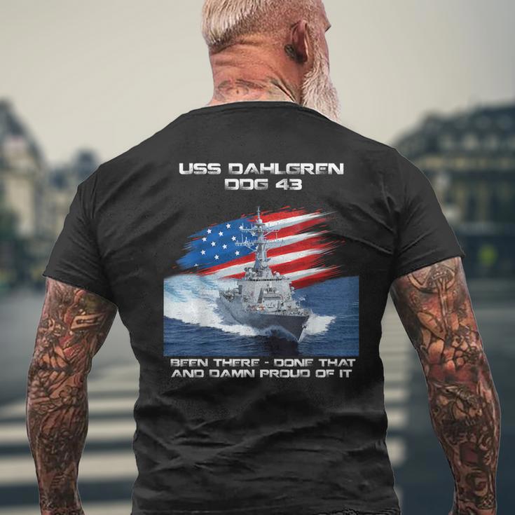 Uss Dahlgren Ddg-43 Destroyer Ship Usa Flag Veteran Day Xmas Men's T ...