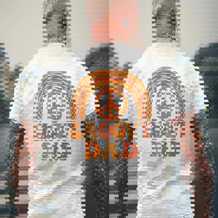 Mens Groovy Dad 70S Aesthetic Nostalgia 1970S Retro Dad Hippie Men's T ...