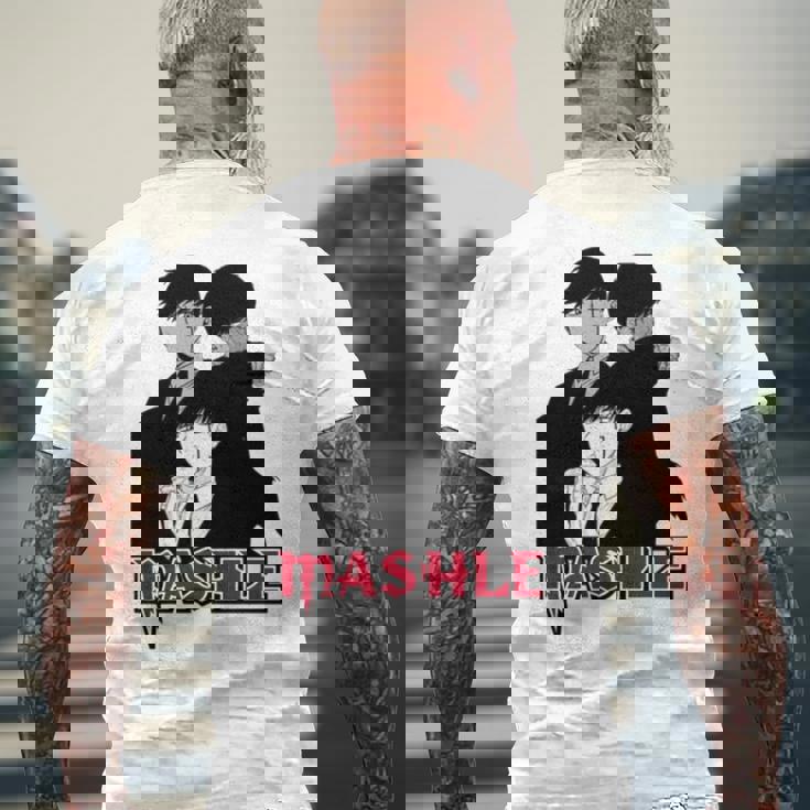 Mashle Mash Mashle Magic And Muscles Men's Back Print T-shirt | Mazezy