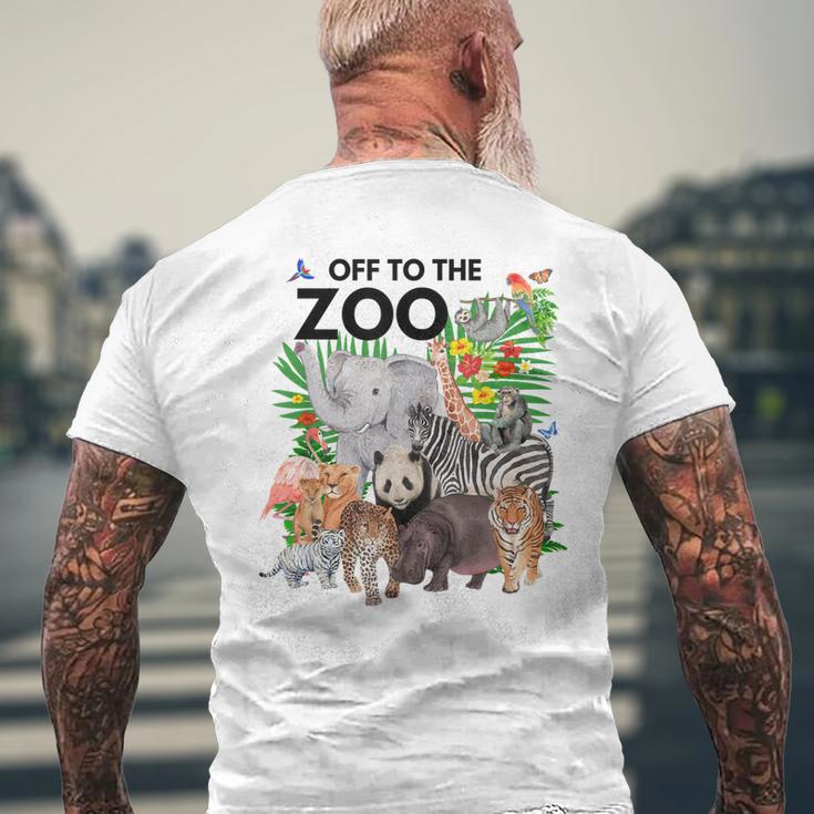 Zoo Animals Safari Party A Day At The Zoo Safari Zoo Trip Men's Back ...