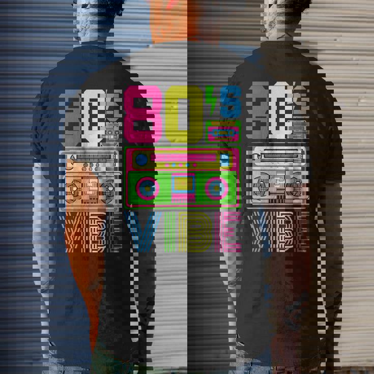 80S Vibe 1980S Fashion Theme Party Outfit Eighties Costume Men's Back ...