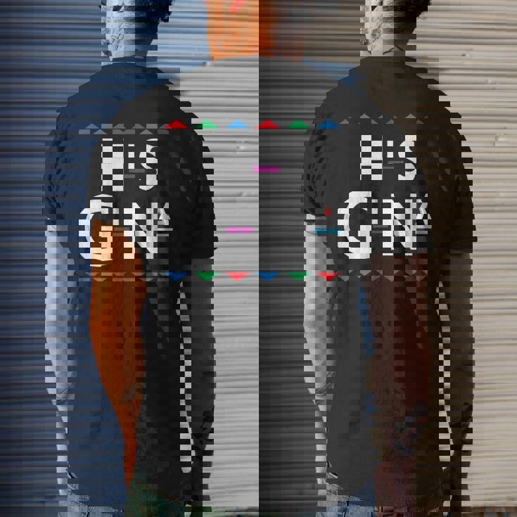 90S Sitcom Nostalgia His Gina Couples Matching Outfit Men's Back Print ...