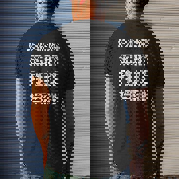 Air Force Security Police Veteran Air Force Security Forces Men's Back ...