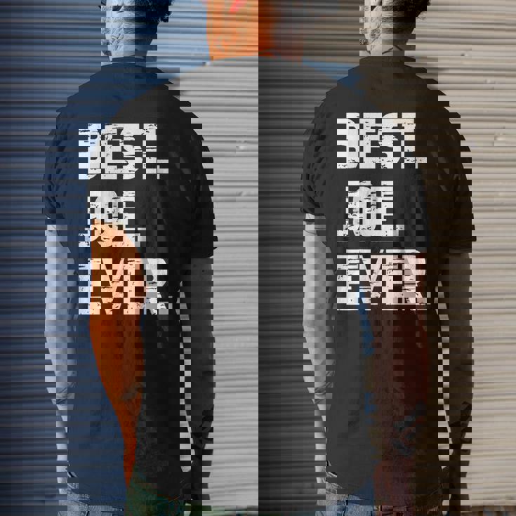 Best Joe Ever Popular Birth Names Joe Costume Mens Back Print T-shirt ...