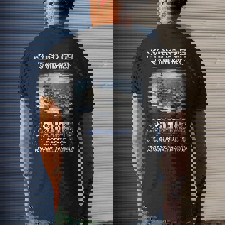 My Brother Is A Sailor Aboard The Uss George Washington Men's T-shirt ...