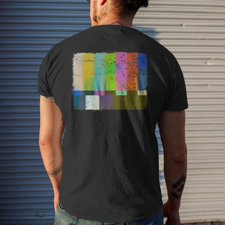 Cool Vintage Tv Test Pattern Color Bars Cool Television Men's T-shirt ...