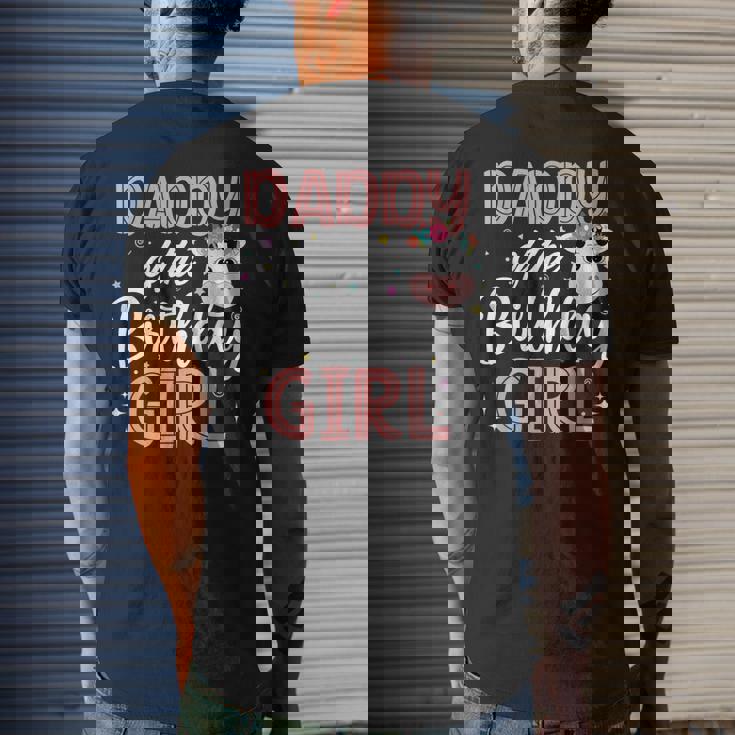 Daddy Of The Birthday Girl Cow Farm Birthday Party Dad Papa Mens Back ...