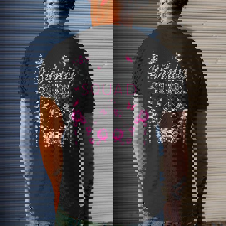 Entourage Birthday Birthday Squad Girls Crown Heels Men's Back Print T ...