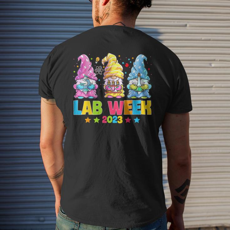 Lab Week 2023 Cute Gnomes Medical Laboratory Technologist Men's Back ...