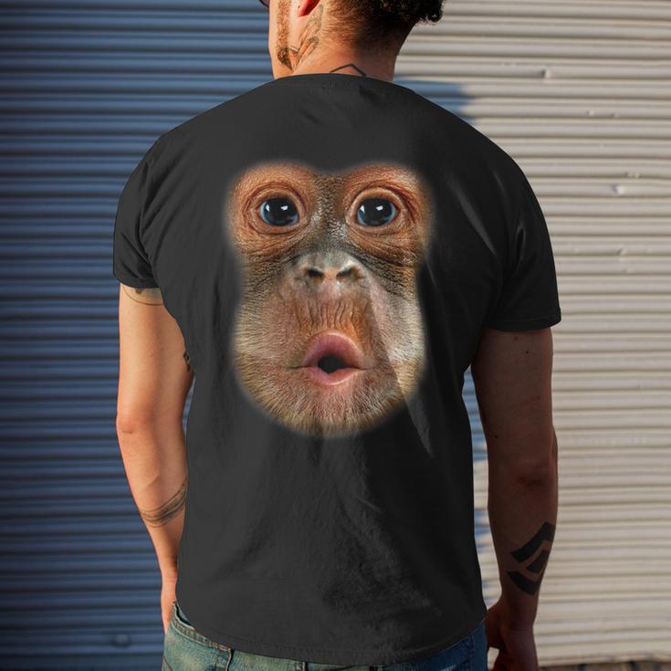 Monkey Stomach Meme Cool Trending Viral Video Men's Back Print T-shirt ...