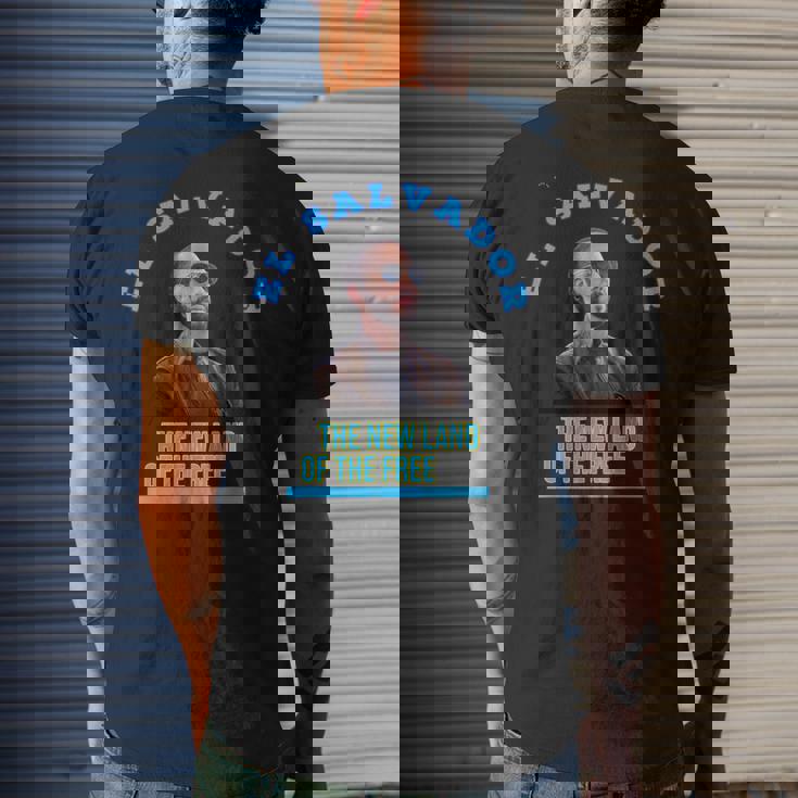 Nayib Bukele 2024 Men's Back Print T-shirt | Mazezy