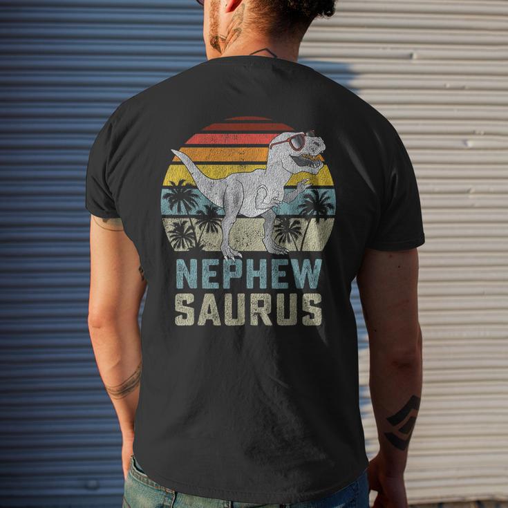 Nephewsaurus T Rex Dinosaur Nephew Saurus Family Matching Men's Back ...
