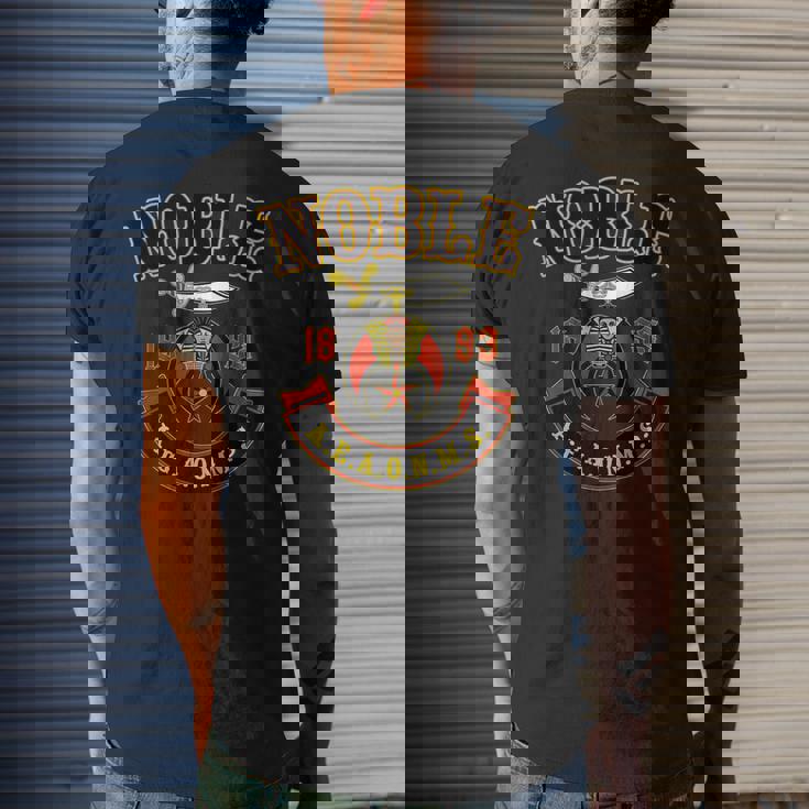 Noble 1893 Shriner Emblem Aeaonms Freemasons Fathers Day Men's Back ...