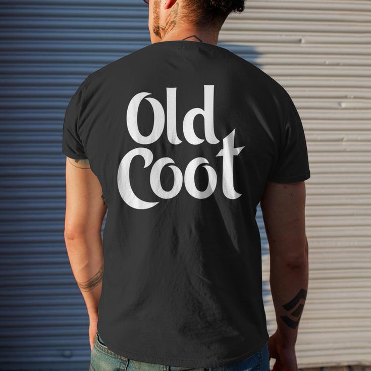 Old Coot Old Man Grandpa Older Age Retired Men's Back Print T-shirt ...