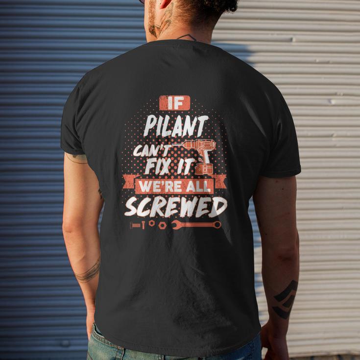 Pilant Name Pilant Family Name Crest V2 Men's T-shirt Back Print - Seseable