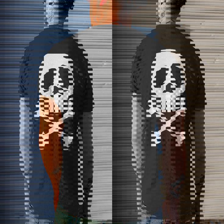 Punk Rock Skull And Bones - 1980S Punk Rock Misfit Men's Back Print T ...