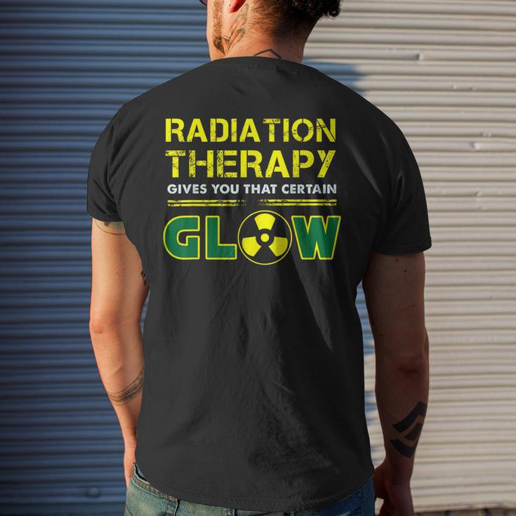 Radiation Therapy Radiation Therapist Cancer Fighter Men's Back Print T ...