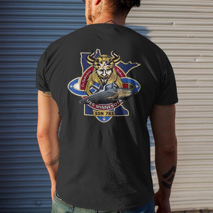 Submarine Veteran Ssn-783 Uss Minnesota U-Boat Men's T-shirt Back Print ...