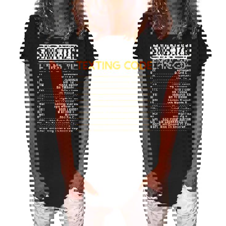 Senior Citizen Texting Code For A Grandpa Or Grandma Unisex T-Shirt ...