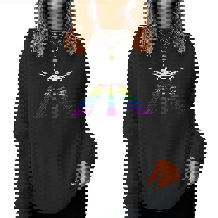 Phonetic Alphabet Gay Trans Rainbow Pilot Airplane Lgbtq Women ...