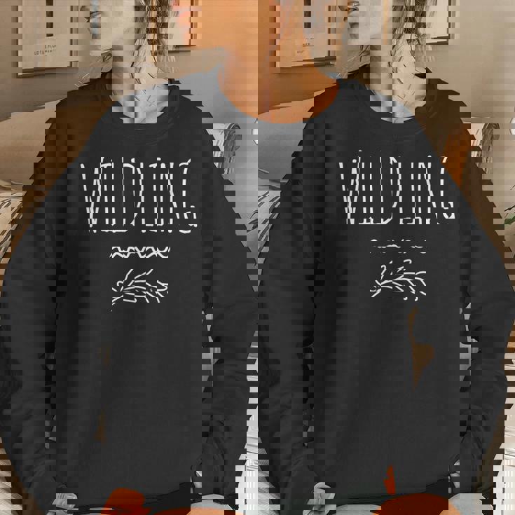 Wildling Boy Girl Sister Brother Kid Child Women Sweatshirt | Mazezy