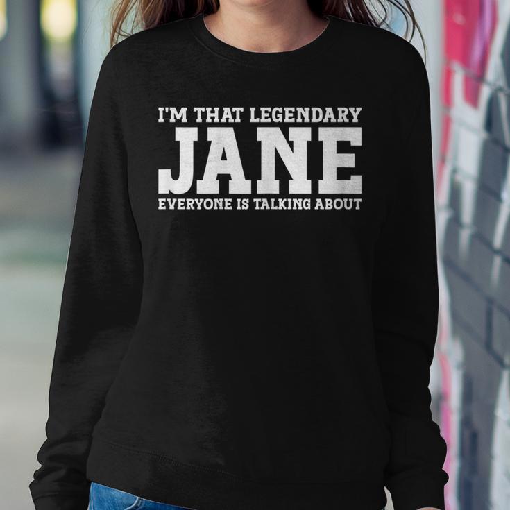 Jane Personal Name Women Girl Jane Women Sweatshirt | Mazezy