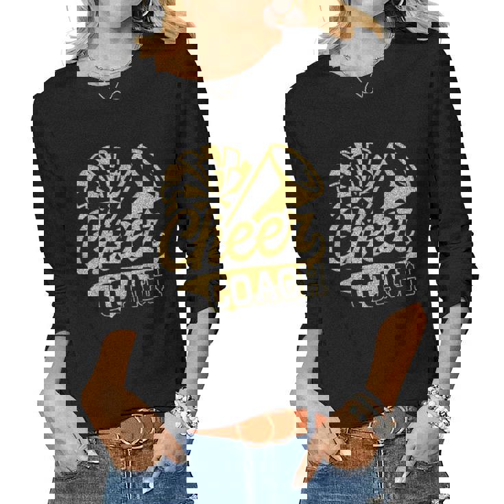 Cheer Coach Biggest Fan Cheerleader Women T-shirt | Mazezy