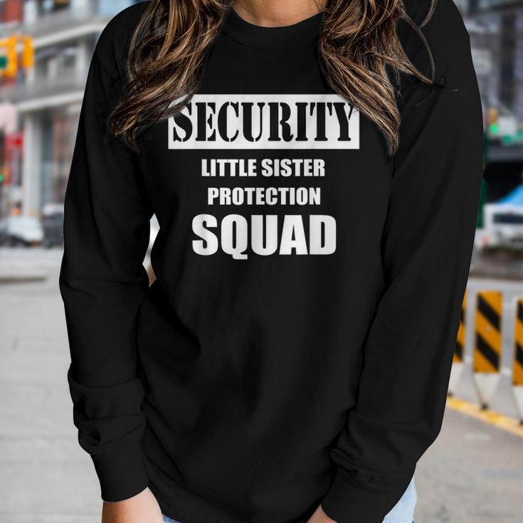 Security Sister Protection Squad Women Long Sleeve T-shirt | Mazezy