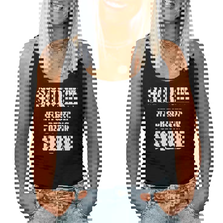 For Big Brothersecurity Sister Protection Squad Women Tank Top | Mazezy