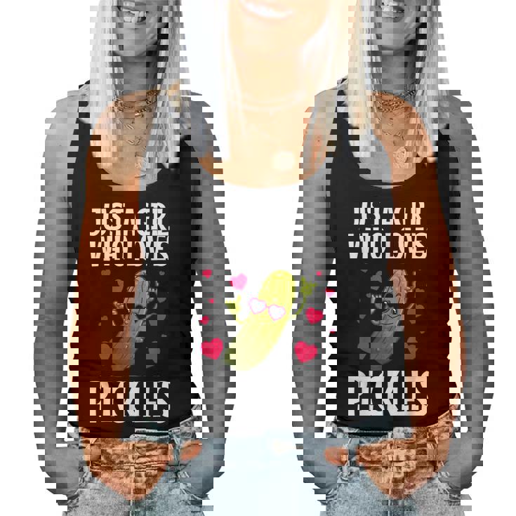 Cool Pickle For Women Girls Pickles Dill Pickle Cucumber Women Tank Top ...