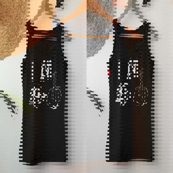 Womens I Am 49 Plus 1 Middle Finger For A 50Th Birthday For Women Women ...