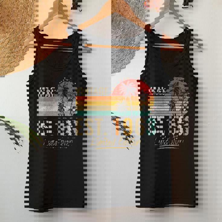 60 Years Old Vintage Est 1963 Limited Edition 60Th Birthday Women Tank ...