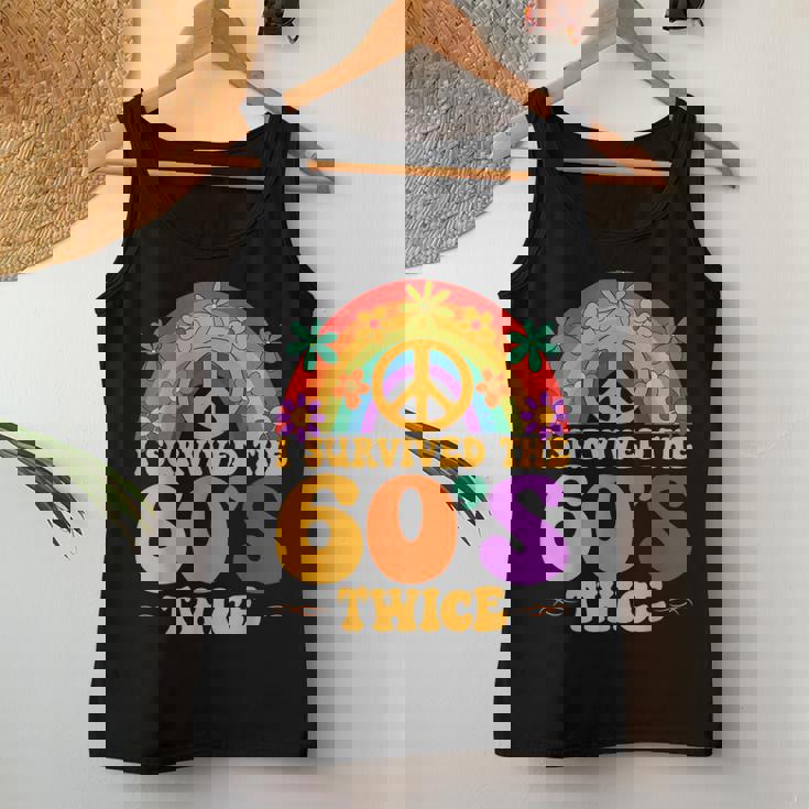 I Survived The 60S Twice Sixties 70Th 70S Year Old Birthday Women Tank ...