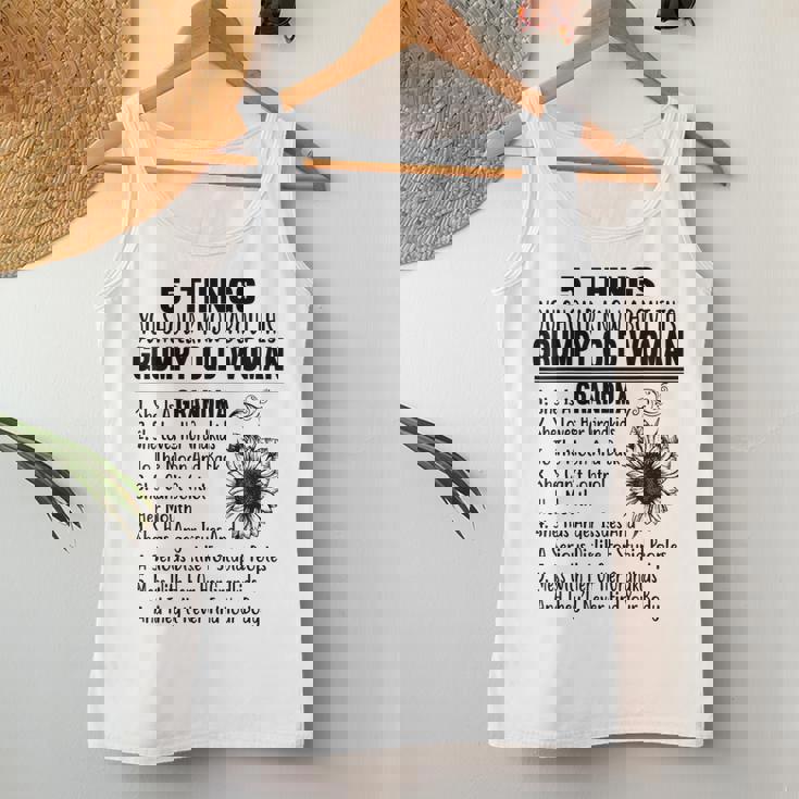 5 Things You Should Know About This Grumpy Old Grandma Women Tank Top ...