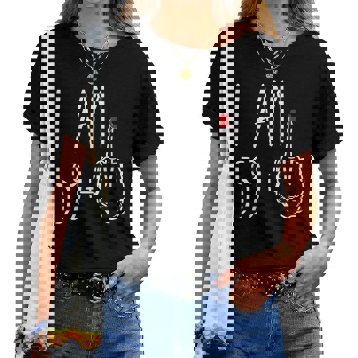 Womens I Am 59 Plus 1 Middle Finger For A 60Th Birthday For Women Women ...