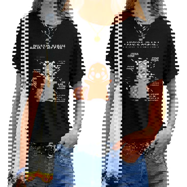 Anatomy Of A Red Panda Science Zoologist Red Panda Anatomy Women T ...