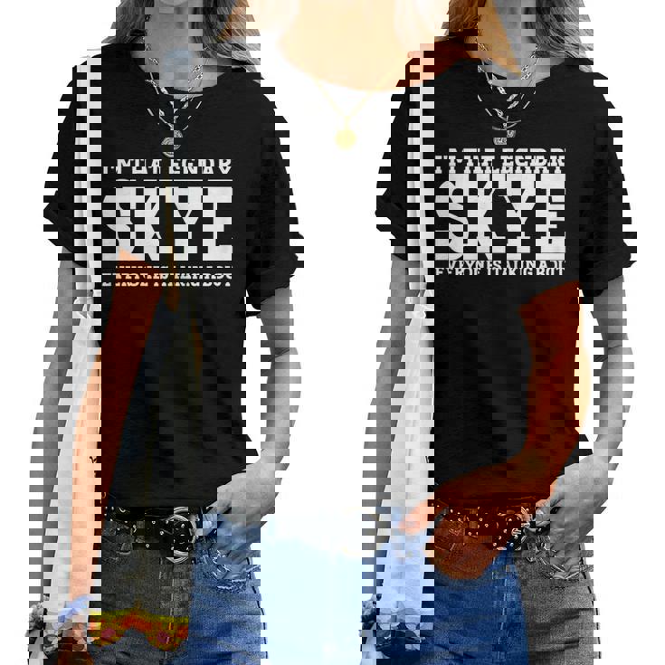 Skye Personal Name Women Girl Skye Women T-shirt | Mazezy