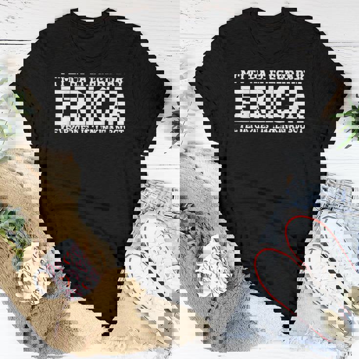 Erica Personal Name Women Girl Erica Women T-shirt | Mazezy