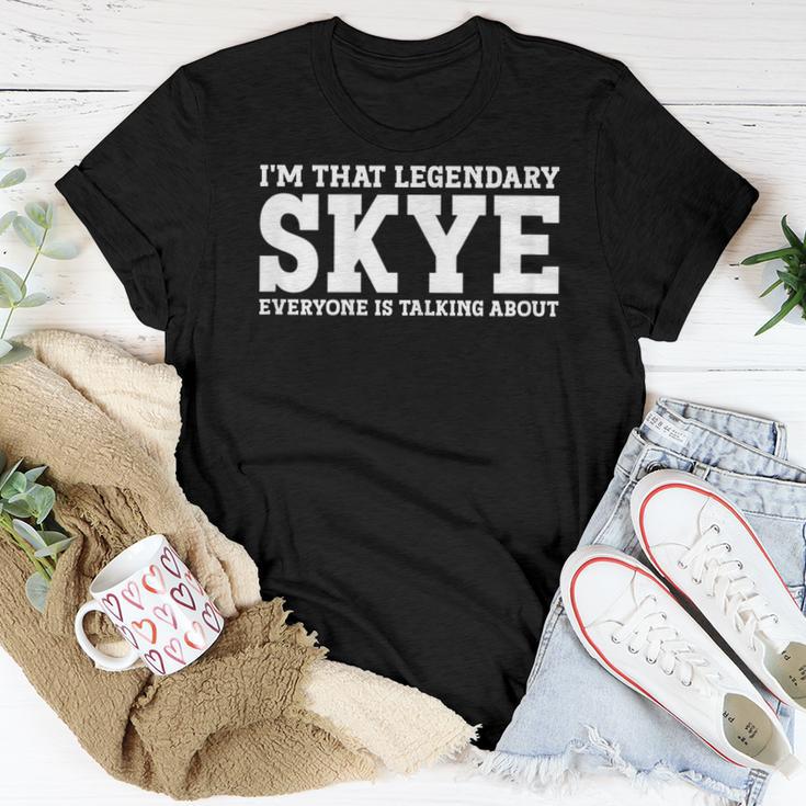 Skye Personal Name Women Girl Skye Women T-shirt | Mazezy
