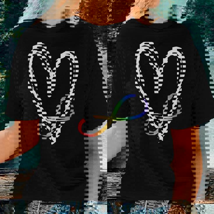 Autism Women Infinity Symbol Autism Awareness Women T-shirt | Mazezy