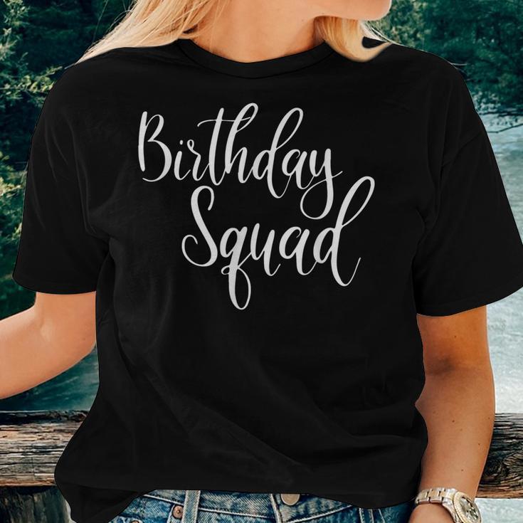 Birthday Squad Shirts For Women Girls Women T-shirt | Mazezy
