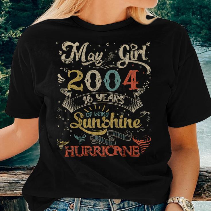 Classic 16Th Birthday Girls Womens Vintage May 2004 Women T-shirt | Mazezy