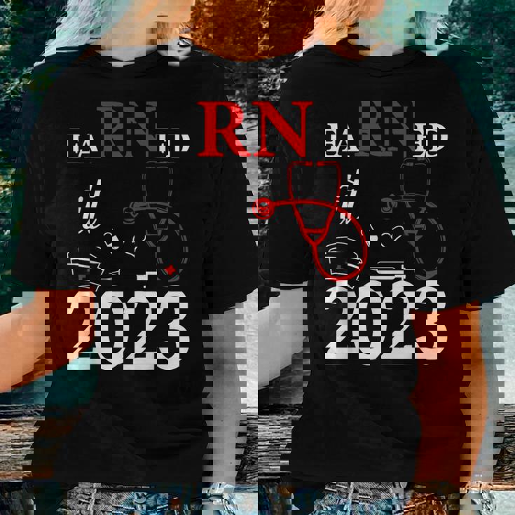 Earned It Nurse Graduation 2023 Nursing Graduated Rn Lpn Women T-shirt ...