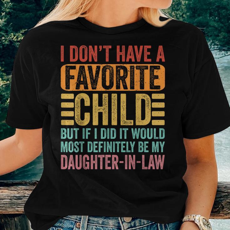 My Favorite Child Is Most Definitely My Daughter-In-Law Women T-shirt ...